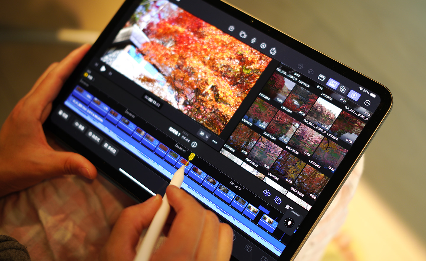 用 iPad Pro 剪视频真的很爽 – Dreamility